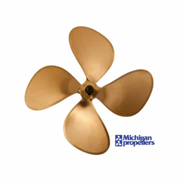 28 R 28 Michigan Dyna-Quad Propeller Nibral (2" Bore 4 Blade) (352742 ...